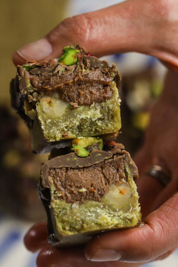Pistachio snicker bars – Life in the South
