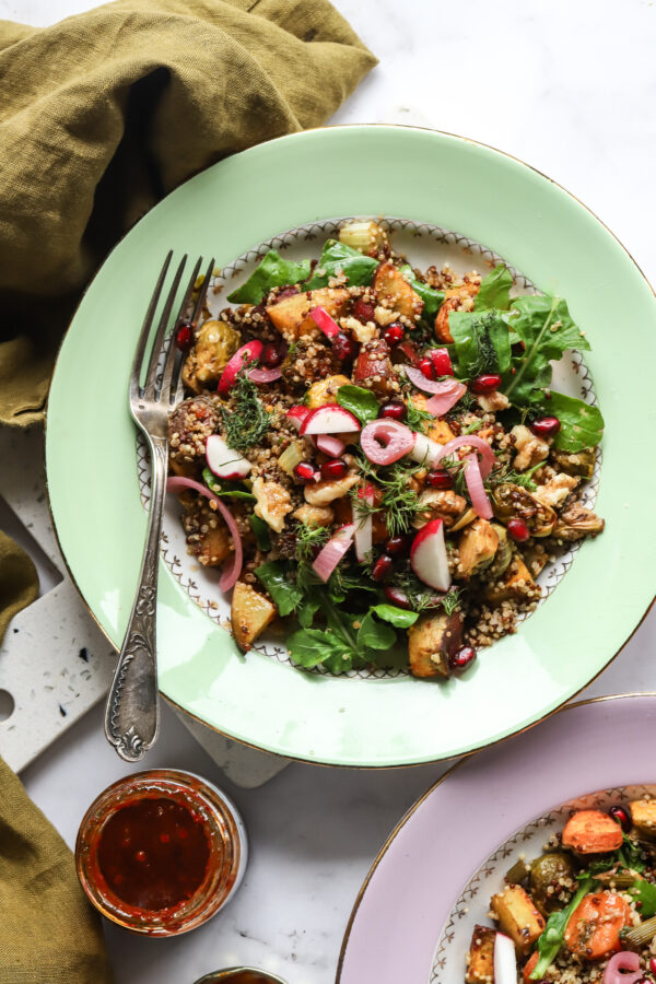 Chilli tray bake quinoa salad – Life in the South